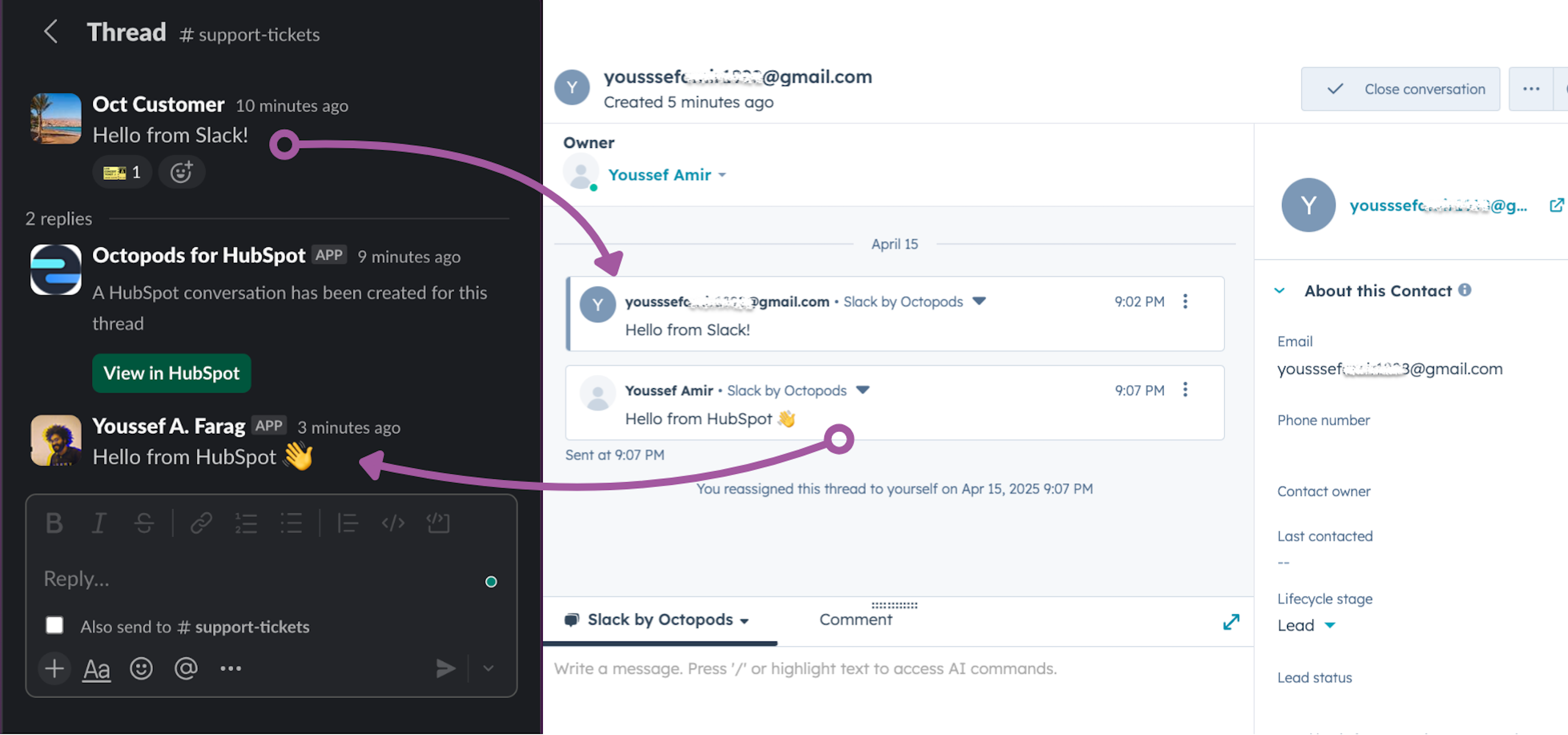 Octopods: HubSpot Slack Integration - Connect Slack to HubSpot